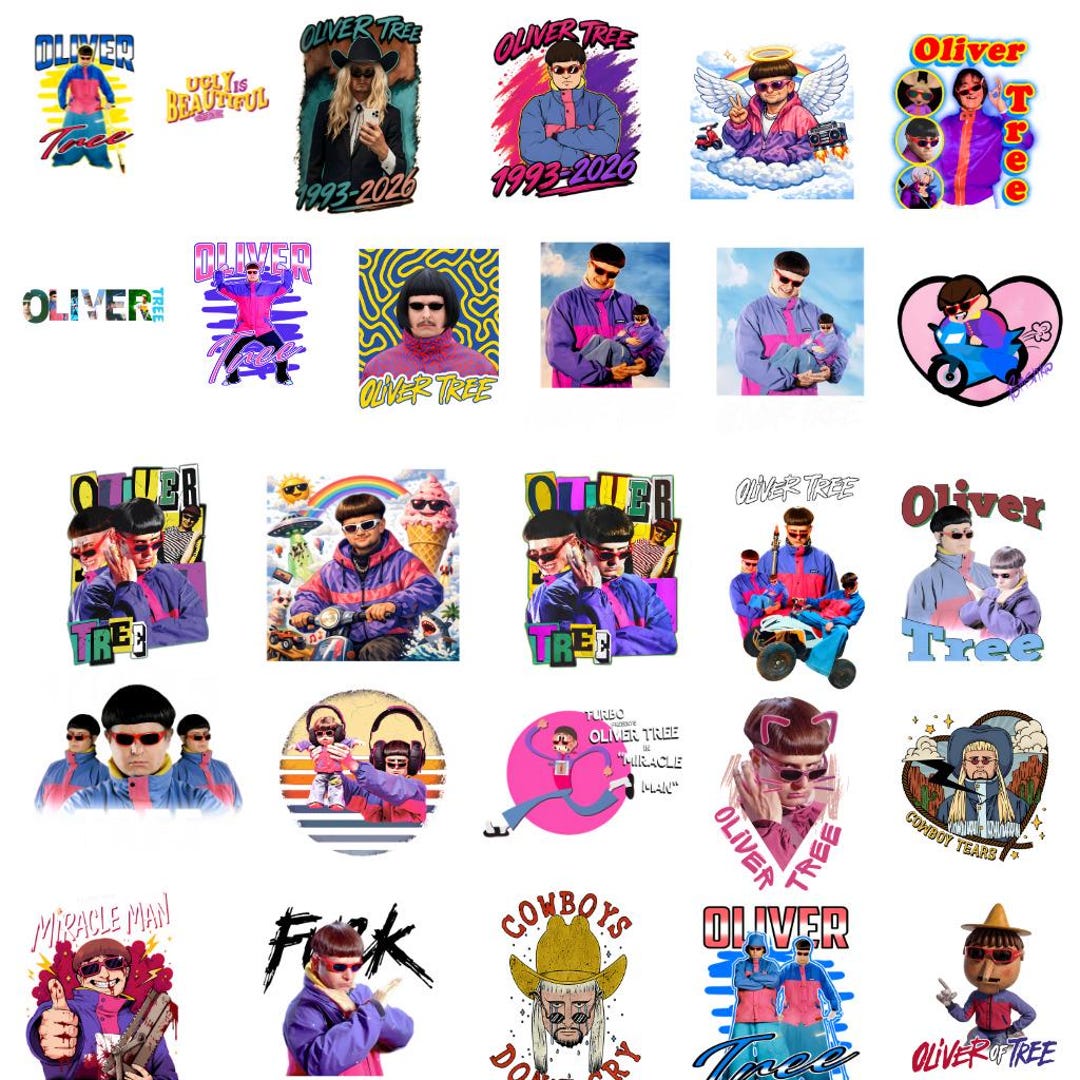 Oliver Tree PNG, in Memory of Oliver Tree 1993 2026 Png - Etsy Australia