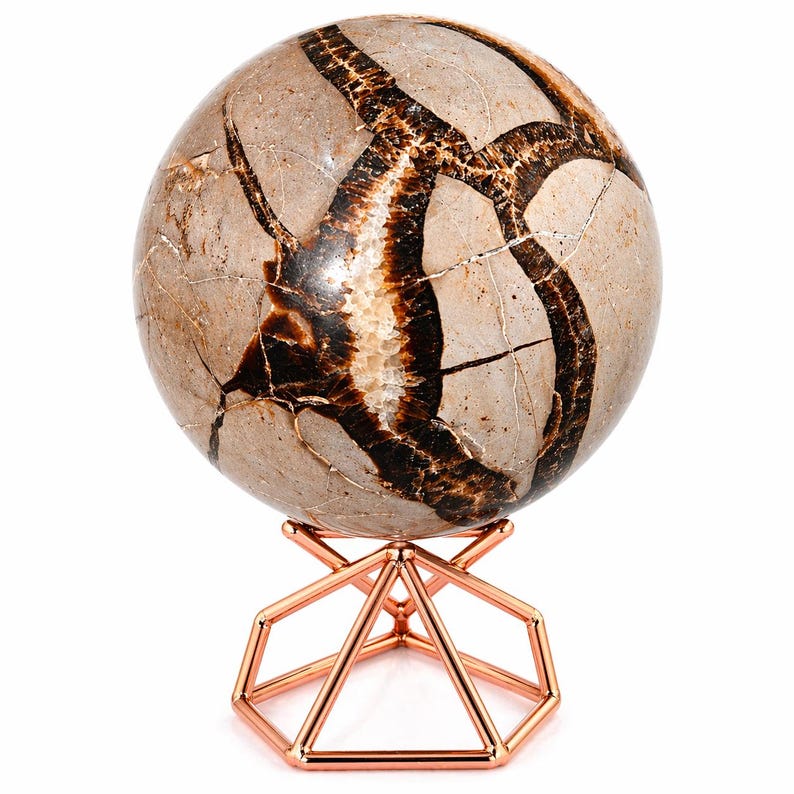 Serpentine Sphere Dragon Stone | Natural Crystal Ball | Healing Energy ...