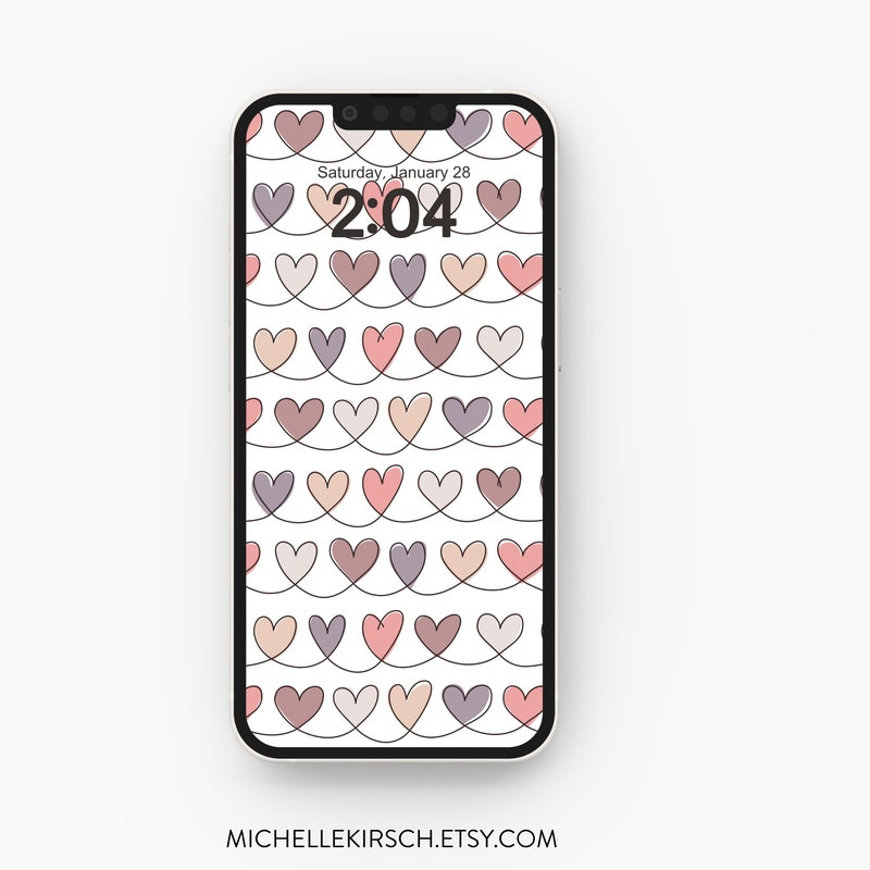 Valentines Day Lock Screen Wallpaper - Etsy