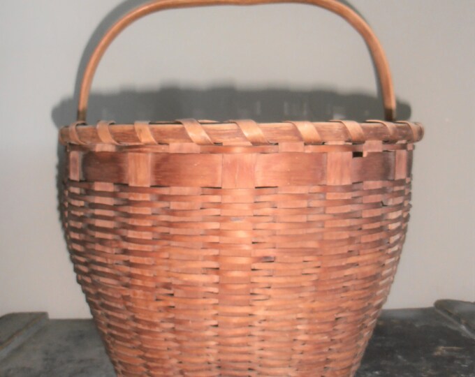 Antique Early Primitive Splint Basket - Etsy