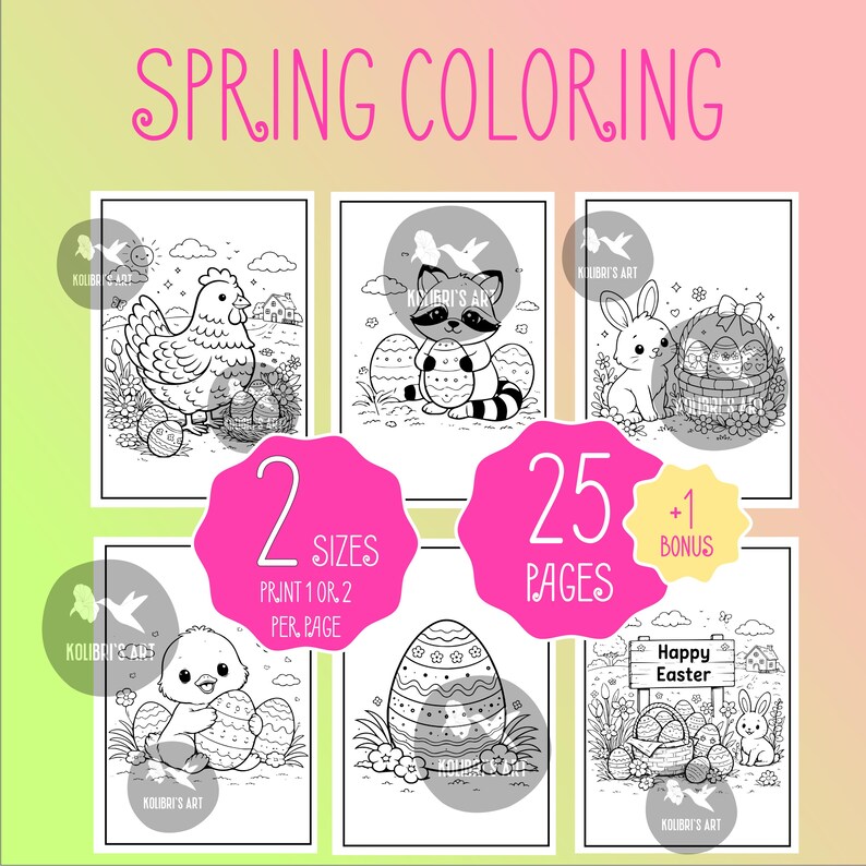 Easter Coloring Pages for Kids | Bunny, Egg, Spring Activity Sheets ...