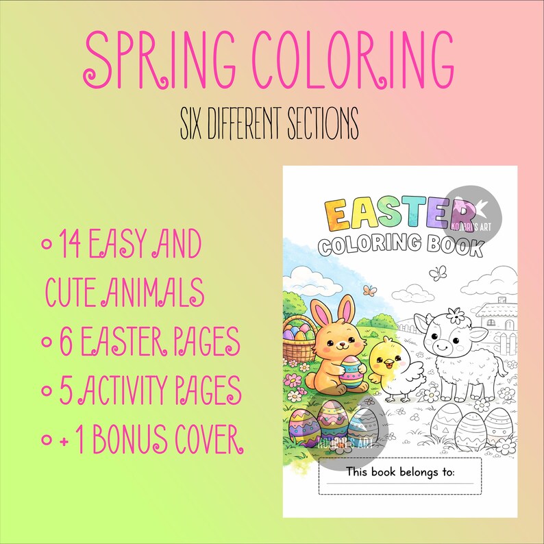 Easter Coloring Pages for Kids | Bunny, Egg, Spring Activity Sheets ...