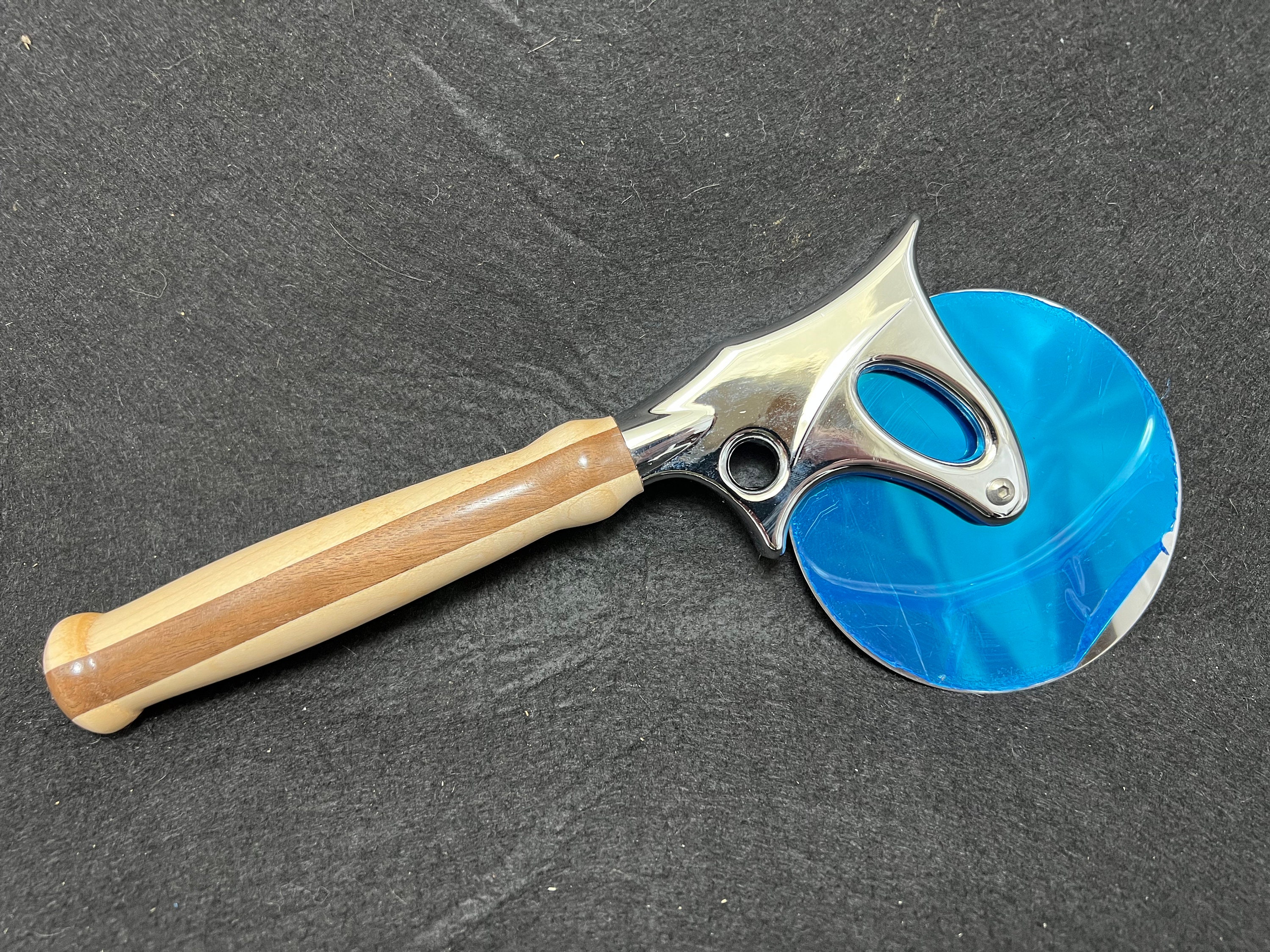 Maple & Walnut Large Pizza Cutter - Etsy