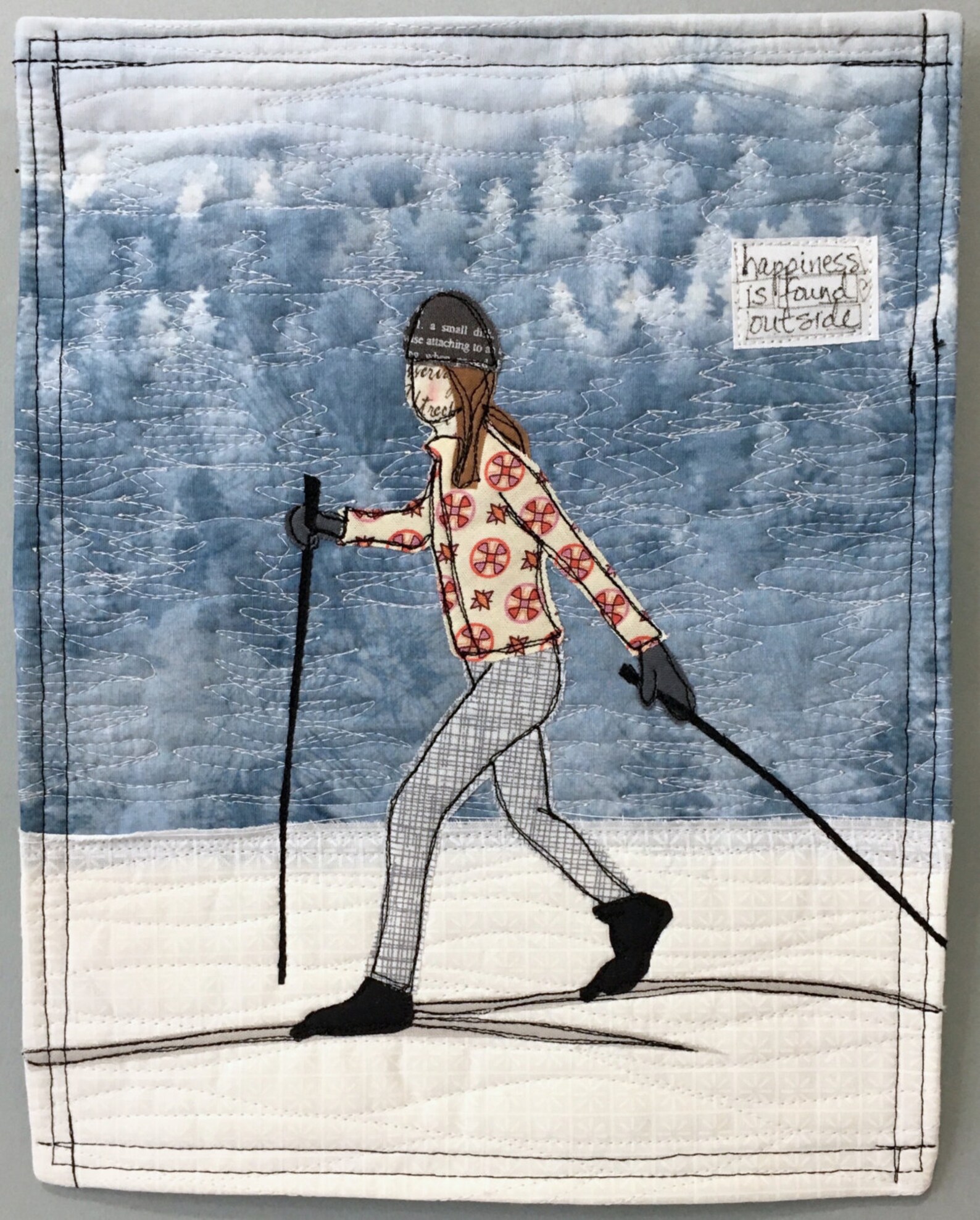 Appliqué Quilt Pattern Ski Fun PDF - Etsy