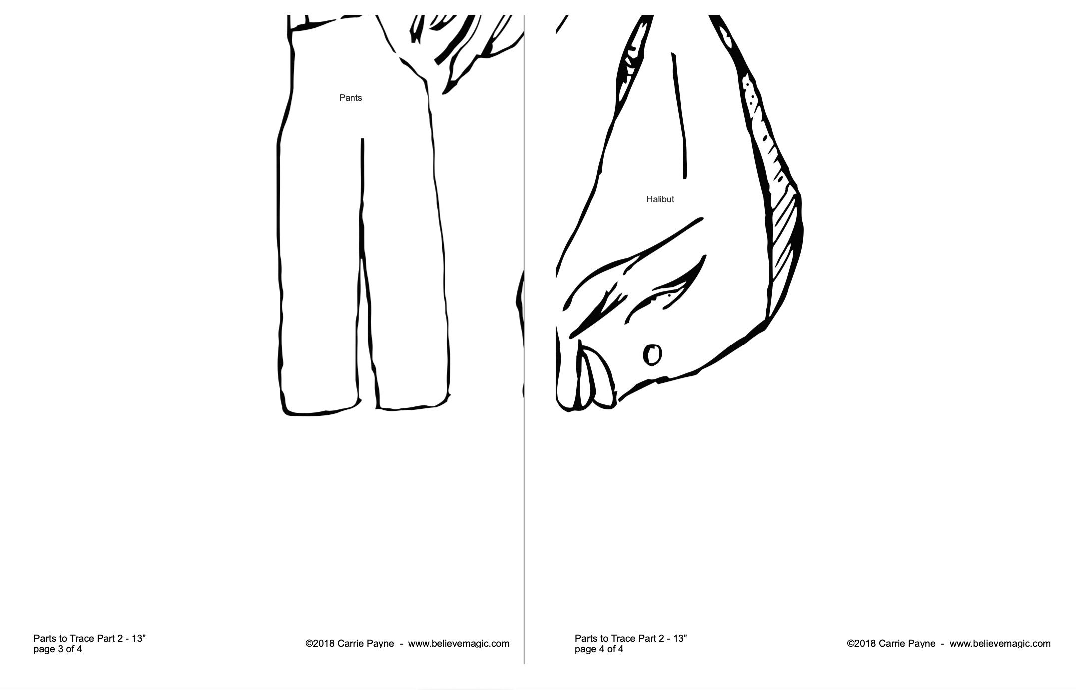 Appliqué Quilt Pattern Halibut Adventure PDF - Etsy