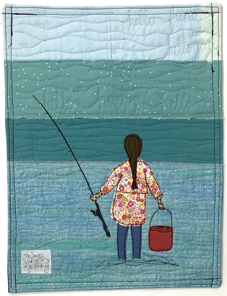 Appliqué Quilt Pattern Happy Fishing PDF - Etsy