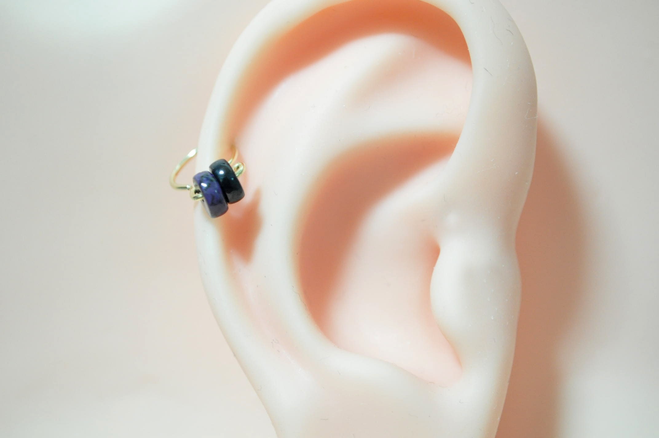 Tiny Daith Hoops/Suglite 8mm 14k gold filledhelix | Etsy