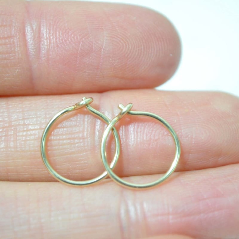 Small Hoop Earrings - Etsy