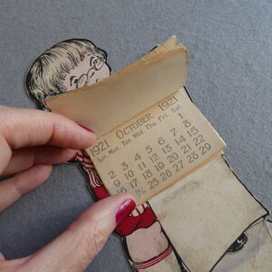 Vintage 1921 New Year Calendar 20s Ephemera 1920s Design - Etsy