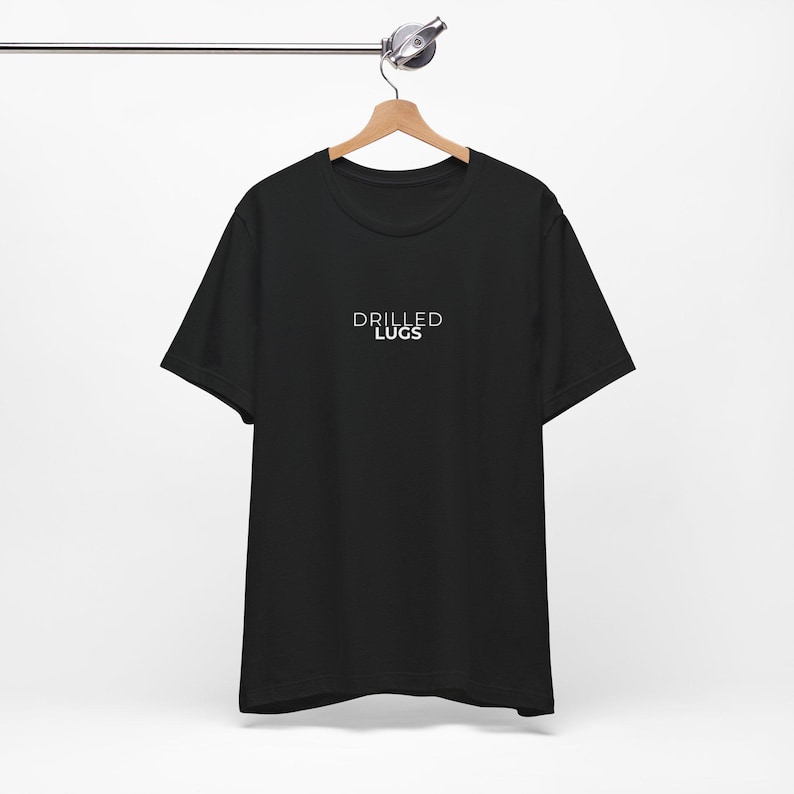 Black Minimalist Watch T Shirt | Drilled Lugs Tee | Tool Watch Design ...