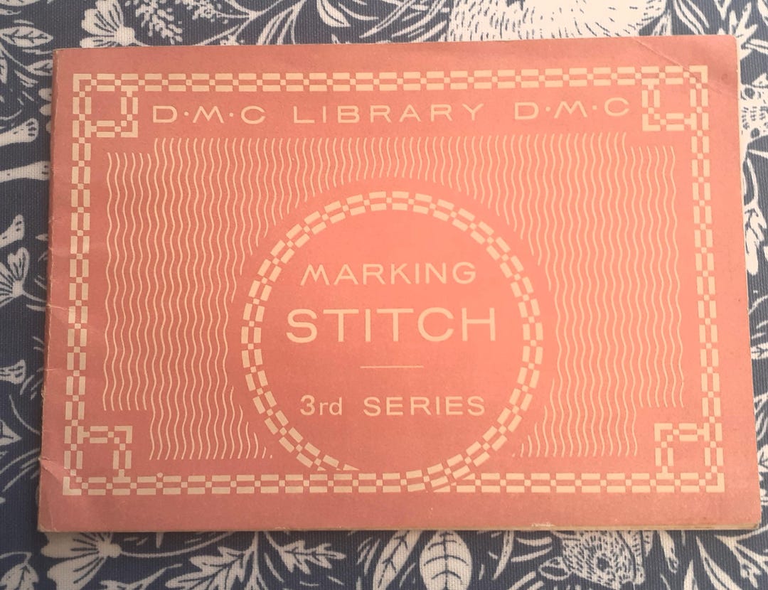 Vintage DMC Marking Stitch Booklet: Monogram Alphabets, Borders, Motifs ...