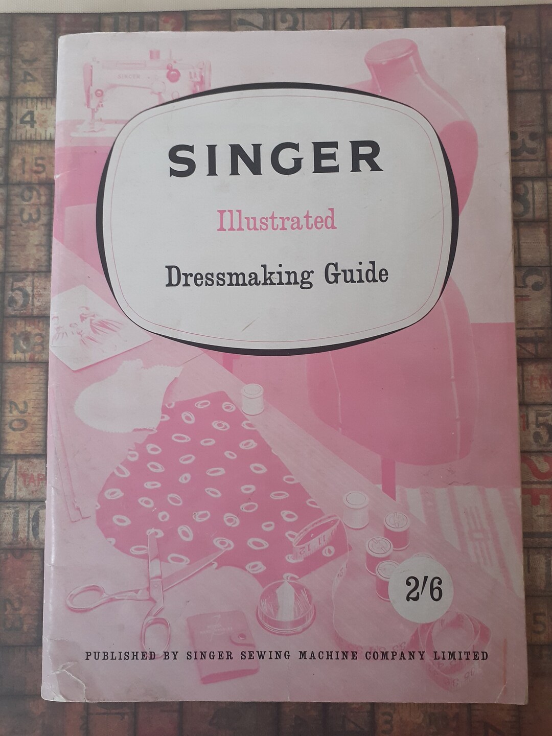 Singer Illustrated Dressmaking Guide, 1950s, Vintage Guide to Making a ...