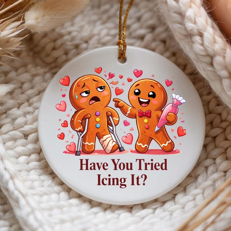 Have You Tried Icing It Gingerbread Man Ornament Funny Decor 2026 Gift ...