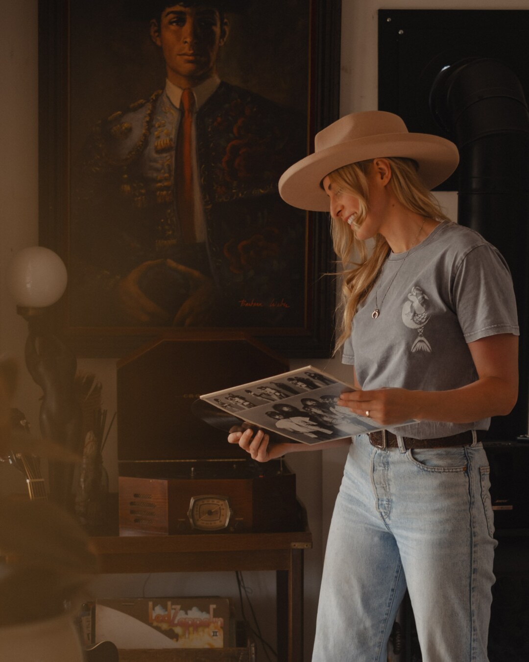 The Siren Hat by Art Disco / Wide Brim Fedora Hat - Etsy