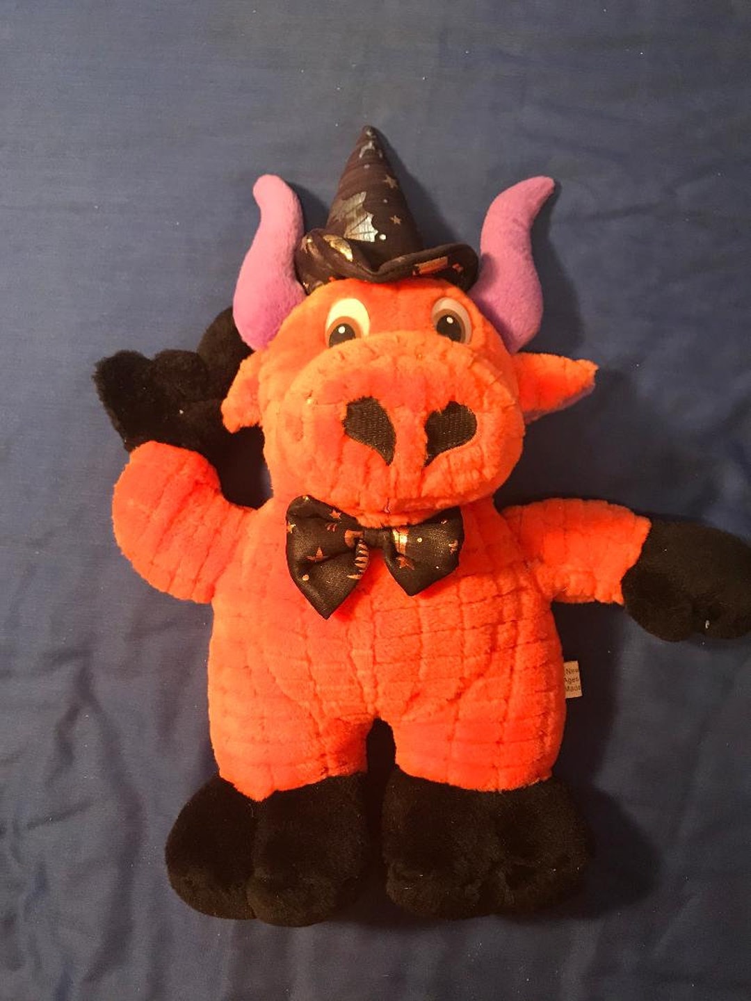 Orange stuffed animal/Holloween devile/Orange devil - Etsy.de
