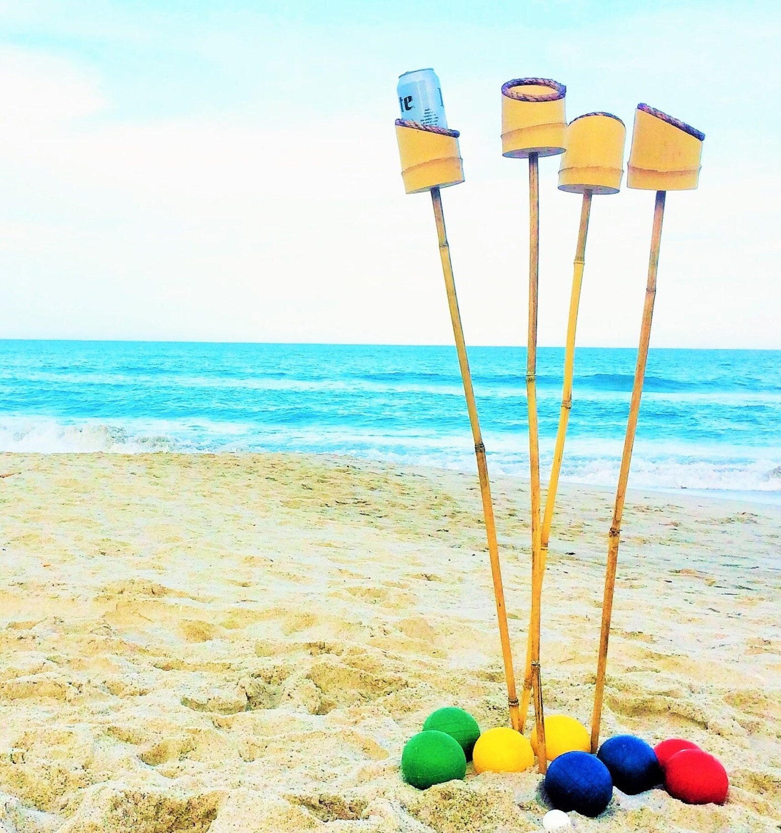Set of 4 Tall Bamboo Drink Stakes - Etsy
