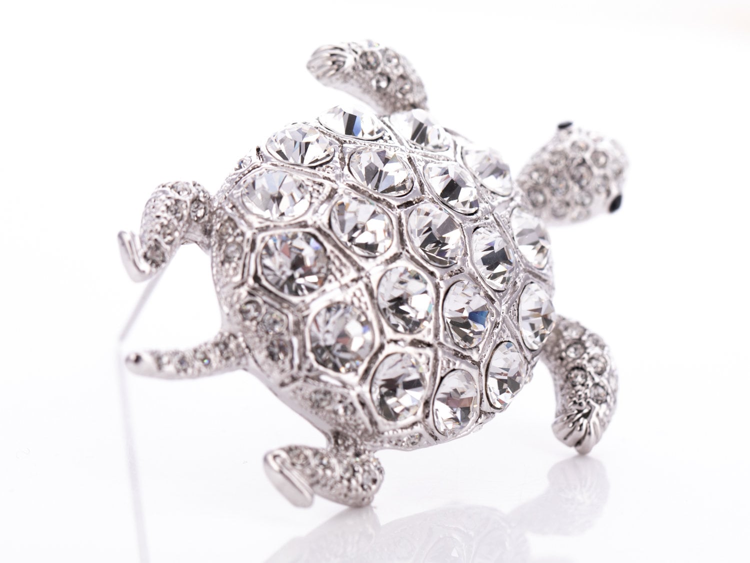 Estate Princess Amanda Borghese Crystal Rhinestone Turtle - Etsy