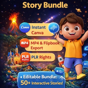 Ultimate Kids Interactive Story Bundle With Editable Audio - Etsy UK