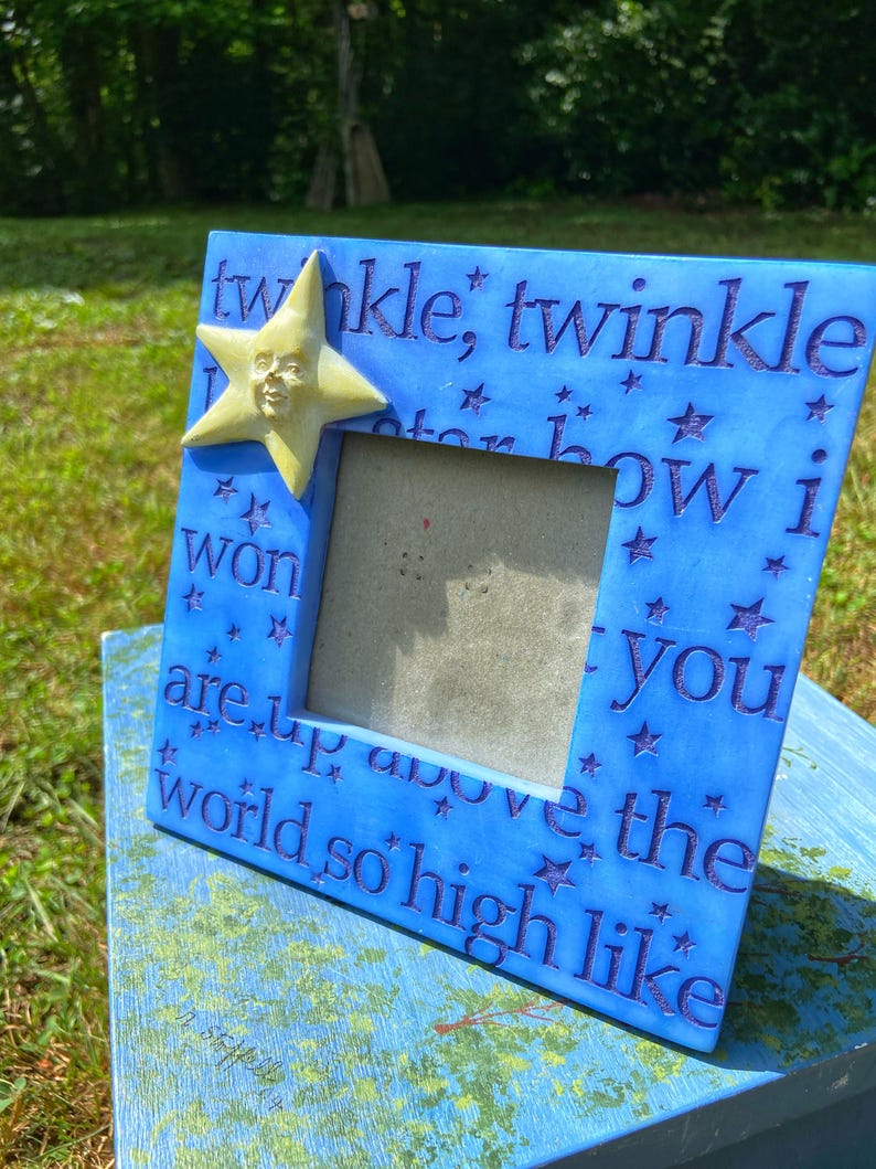 Vintage United Design "twinkle, Twinkle, Little Star" Heavy Resin ...