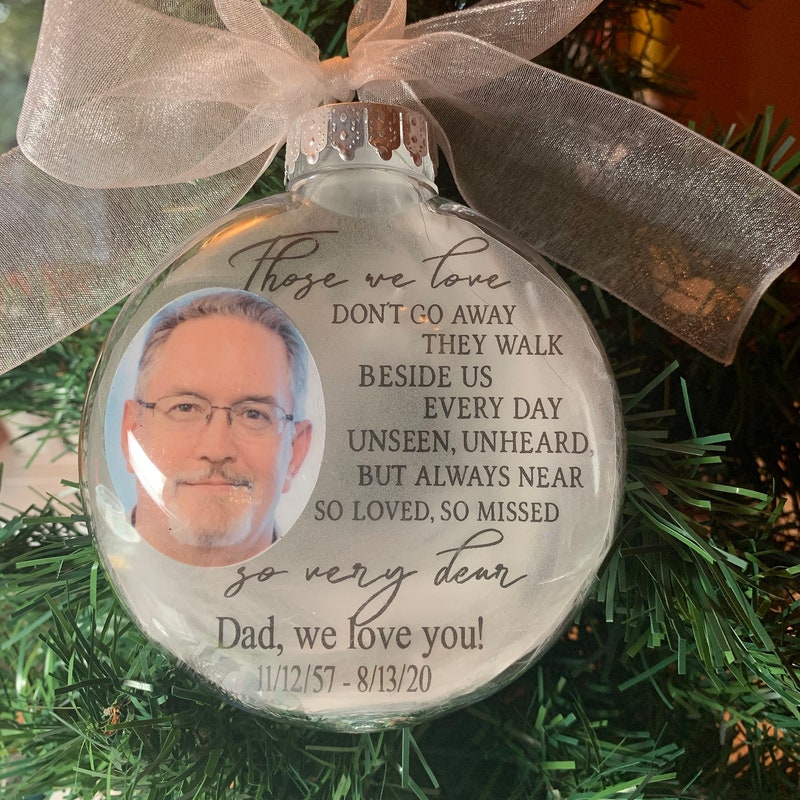 Personalized Ornaments for Passed Loved Ones - Etsy