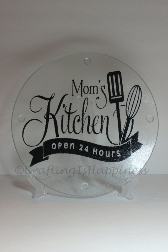 PERSONALIZED mom's name Kitchen Open 24 - Etsy