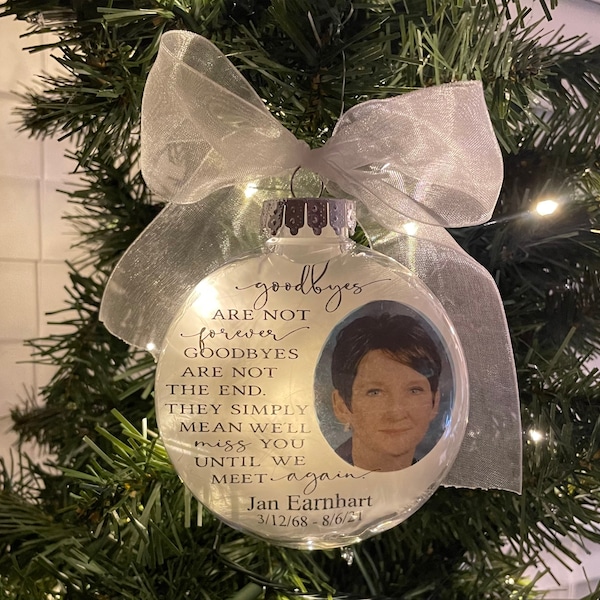 Christmas in Memory of Ornaments - Etsy