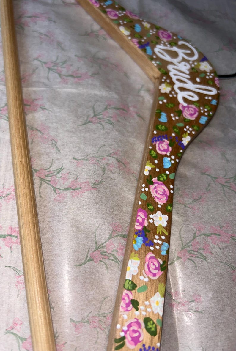 Personalised Wedding Hanger - Etsy