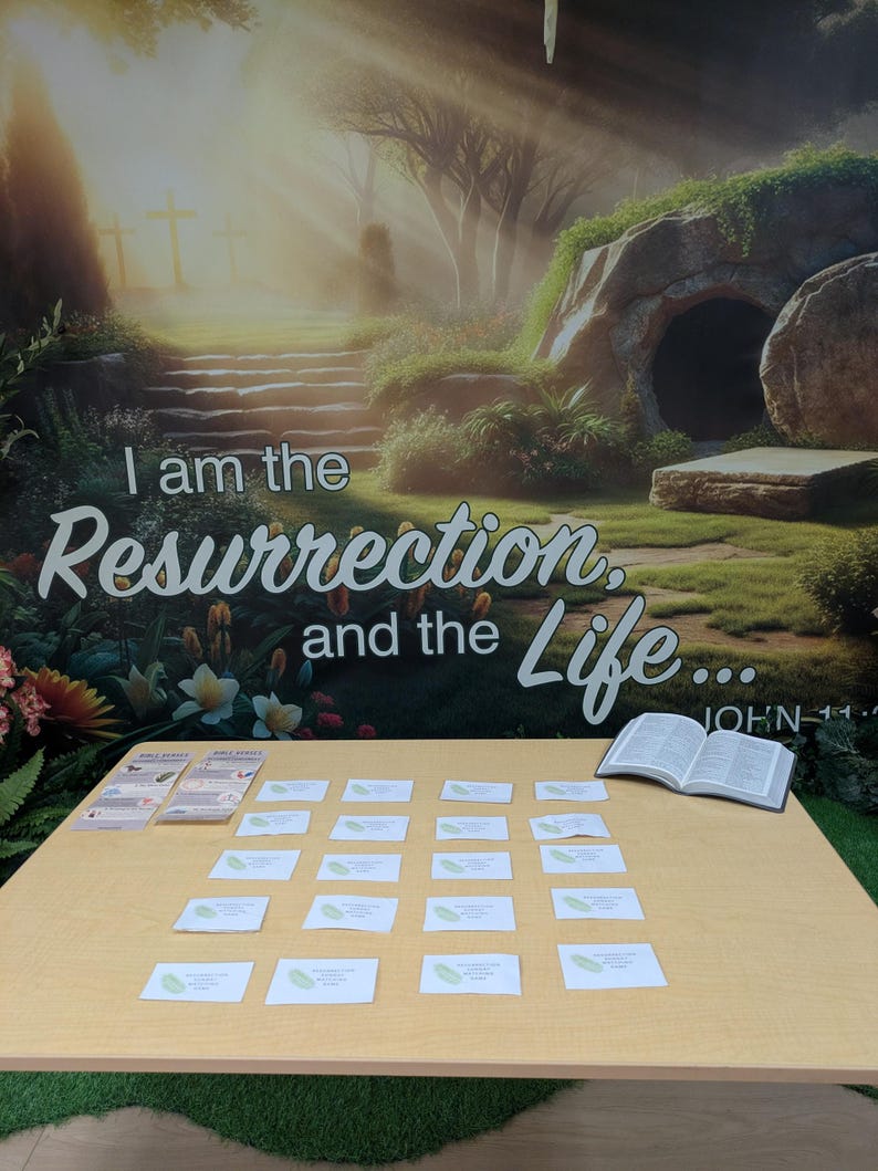 Resurrection Sunday Matching Game - Etsy