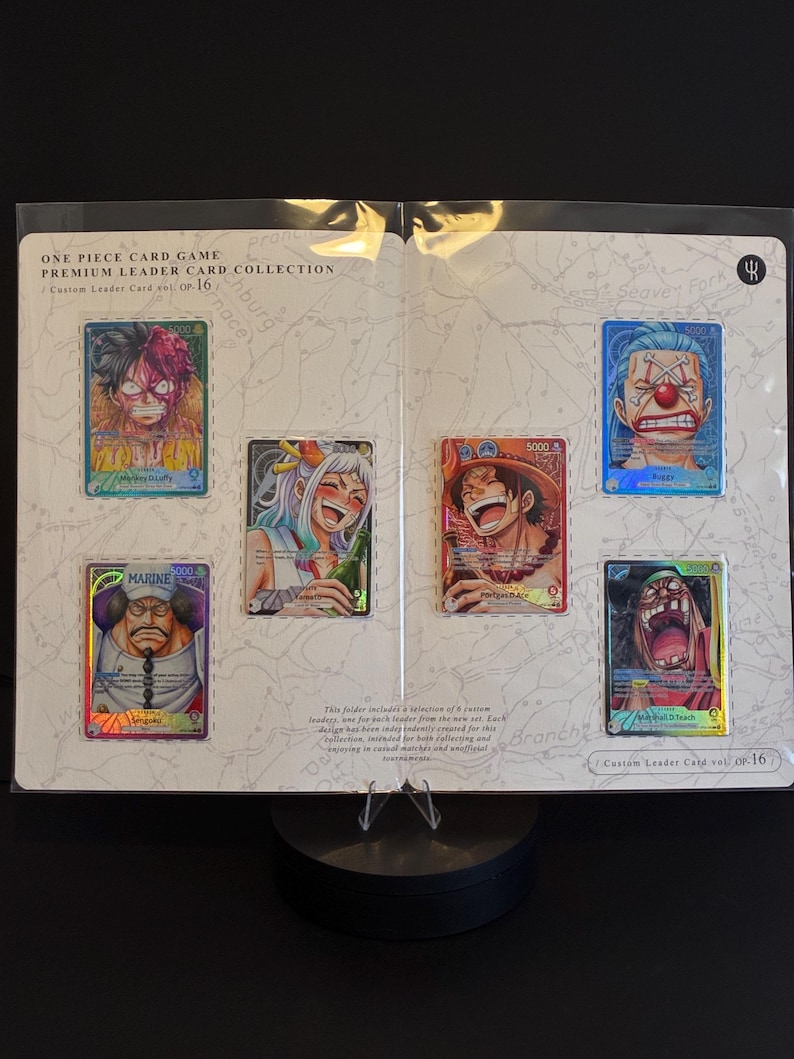 OP16 Custom Leader Card Collection Folder - Etsy