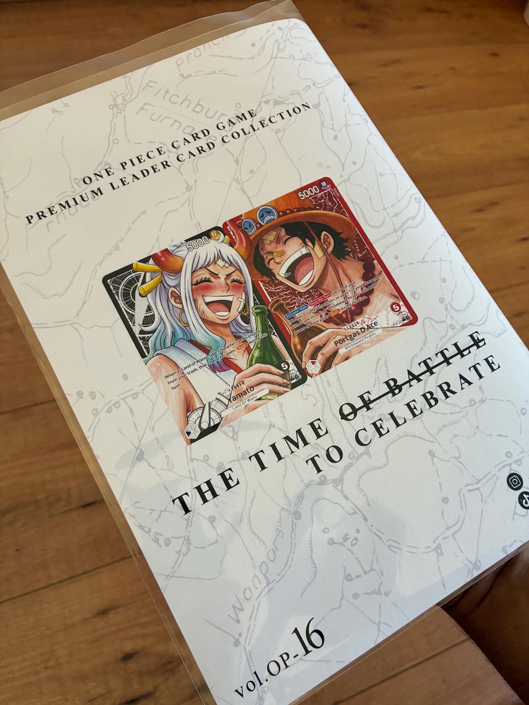 OP16 Custom Leader Card Collection Folder - Etsy