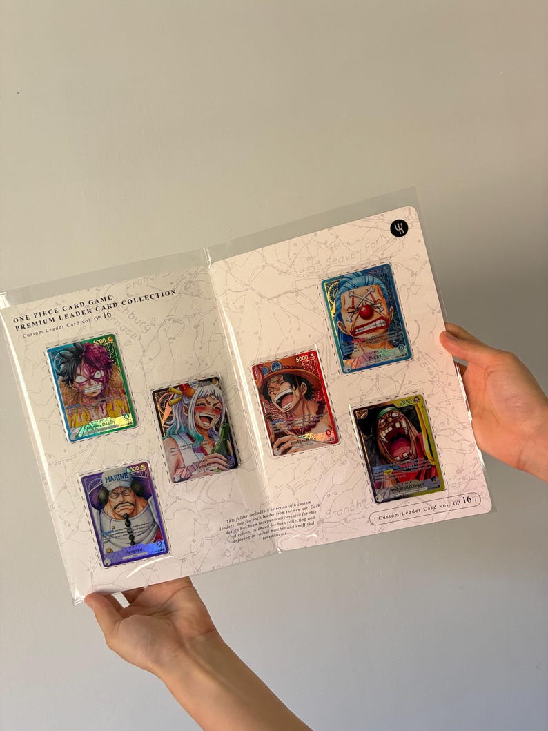 OP16 Custom Leader Card Collection Folder - Etsy