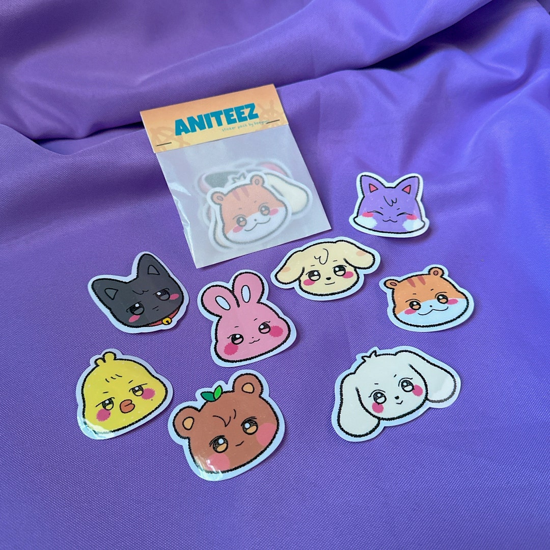 ATEEZ ANITEEZ Sticker Pack - Etsy