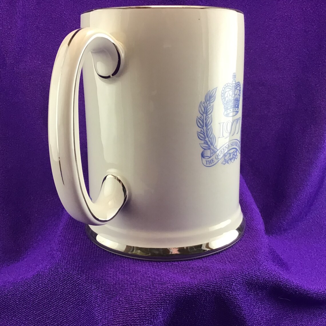 Queen Elizabeth II Silver Jubilee Beer Mug Tankard Oversized - Etsy Canada