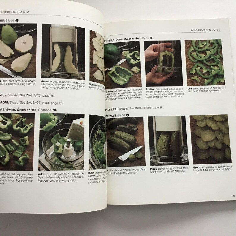 Cooking With a Food Processor an Illustrated Cookbook by General ...
