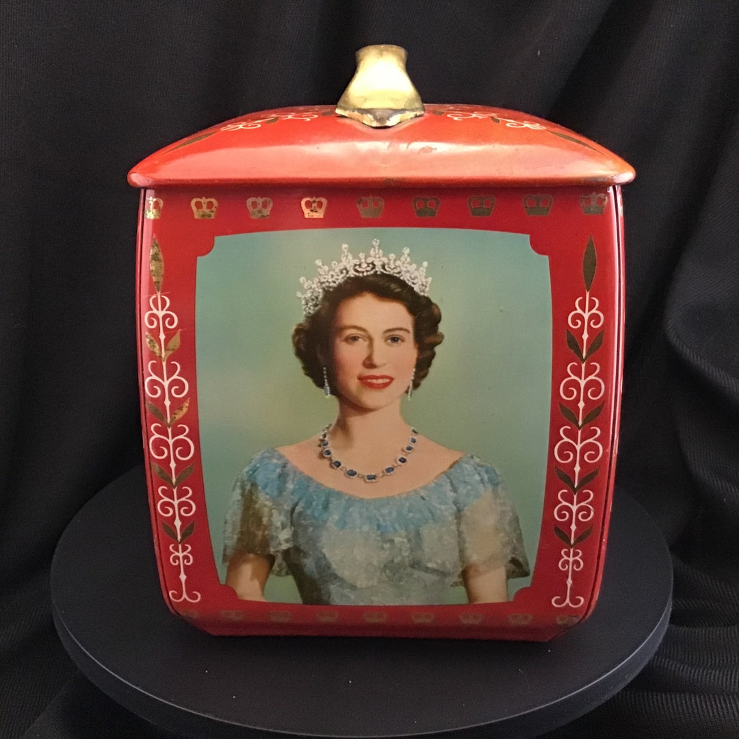 Queen Elizabeth Coronation Toffee Tin Edward Sharp & Sons 1953 - Etsy