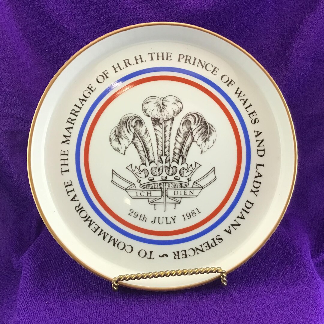 Prince Charles Lady Diana Royal Wedding Shortbread Dish July 29th 1981 ...