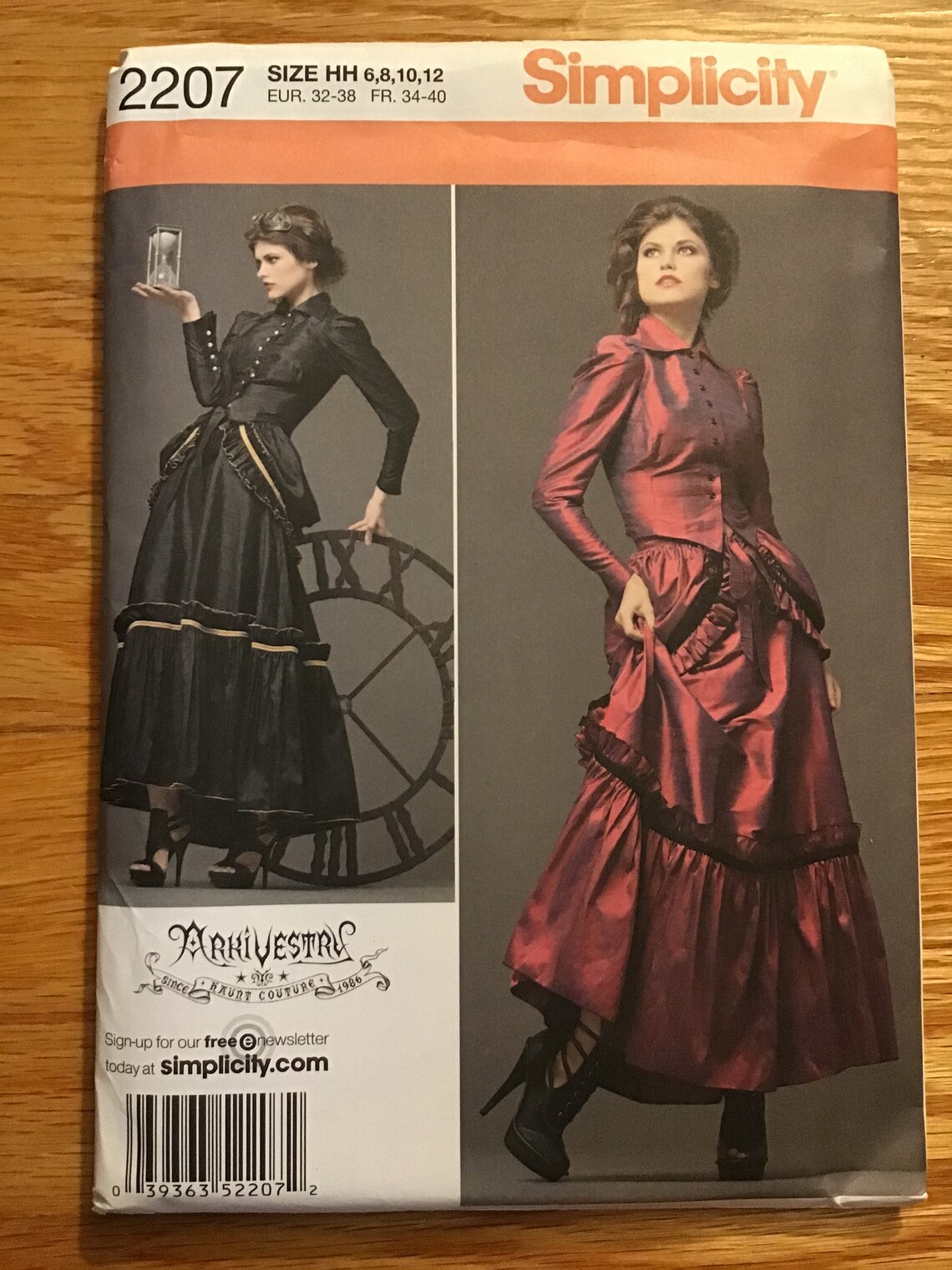 Steampunk Costume Pattern Misses Size 6 12 Simplicity 2207 UNCUT - Etsy