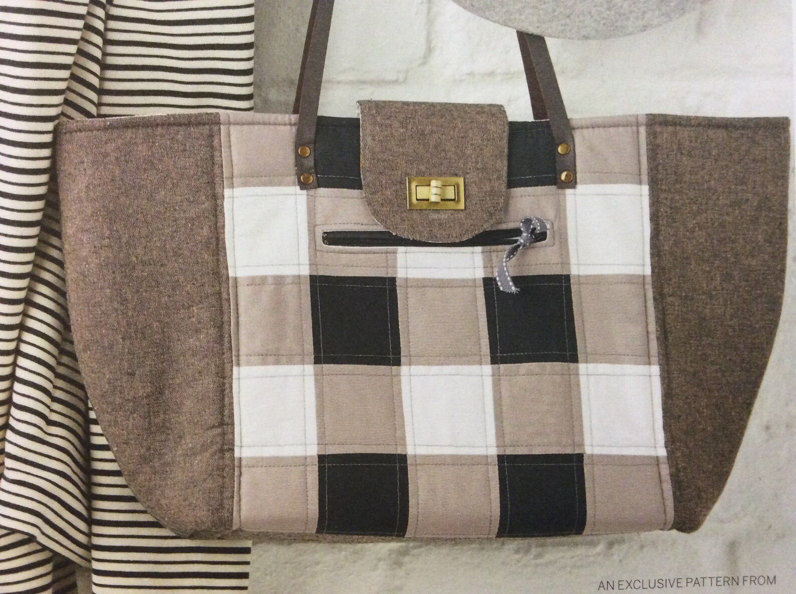 Shopping Tote Bag Pattern the City Shopper UNCUT Factory - Etsy