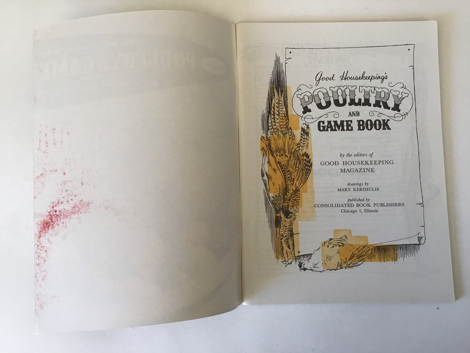 Good Housekeeping Poultry and Game Book Softcover Cookbook - Etsy