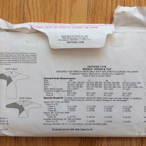 1980s Dress and Top Pattern Sizes XS S M L Kwik Sew 1776 UNCUT - Etsy