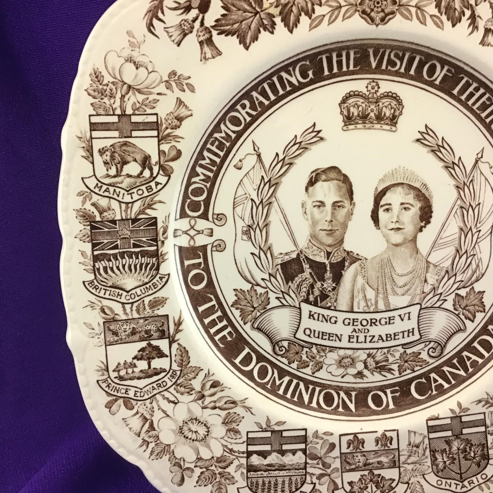 King George VI Queen Elizabeth Visit to the Dominion of Canada 1939 ...
