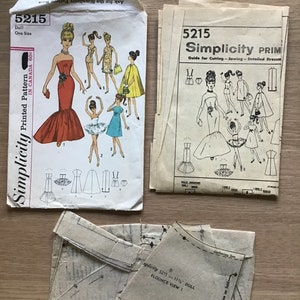 Fashion Doll Clothes Pattern Barbie Evening Gown Tutu Romper Cape 11.5 ...