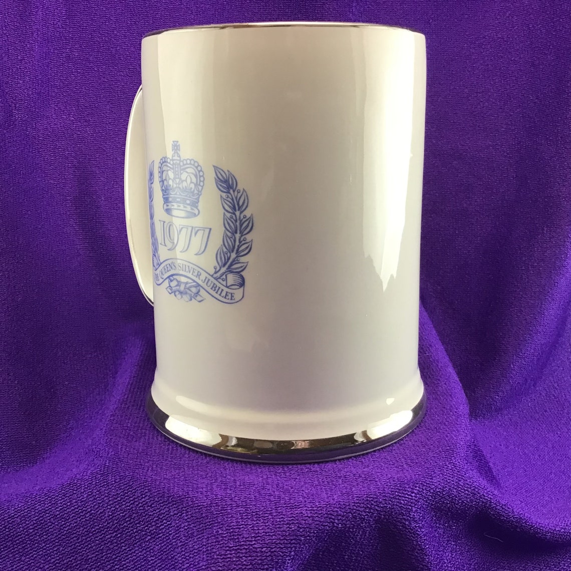 Queen Elizabeth II Silver Jubilee Beer Mug Tankard Oversized - Etsy Canada