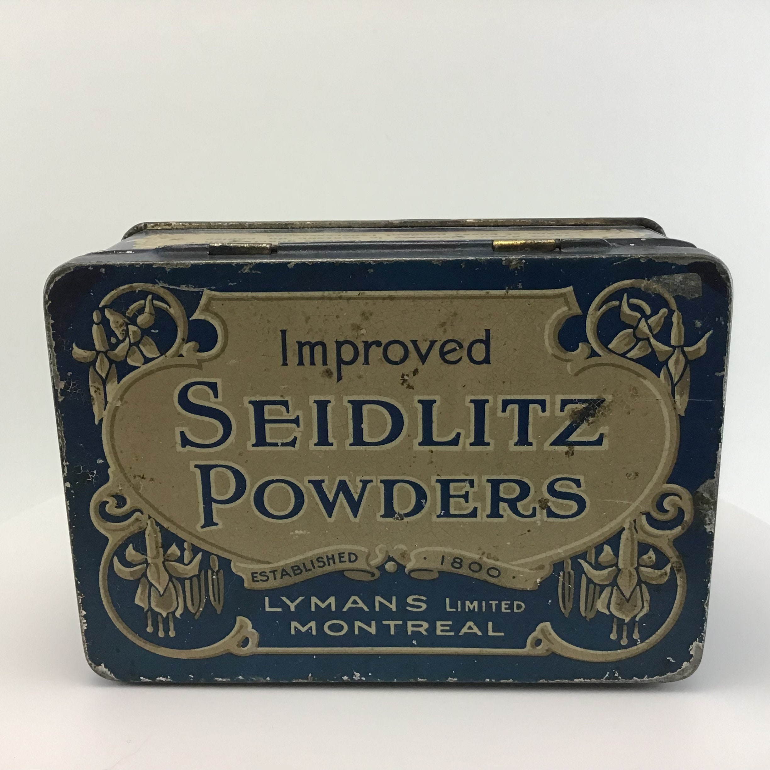 Seidlitz Powder Tin Lymans Limited Montreal Antique Laxative Tin - Etsy ...