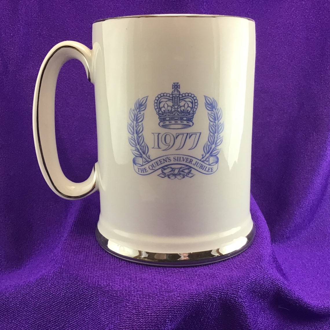 Queen Elizabeth II Silver Jubilee Beer Mug Tankard Oversized - Etsy Canada