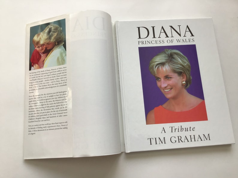 Diana Princess of Wales A Tribute by Tim Graham Hardcover - Etsy