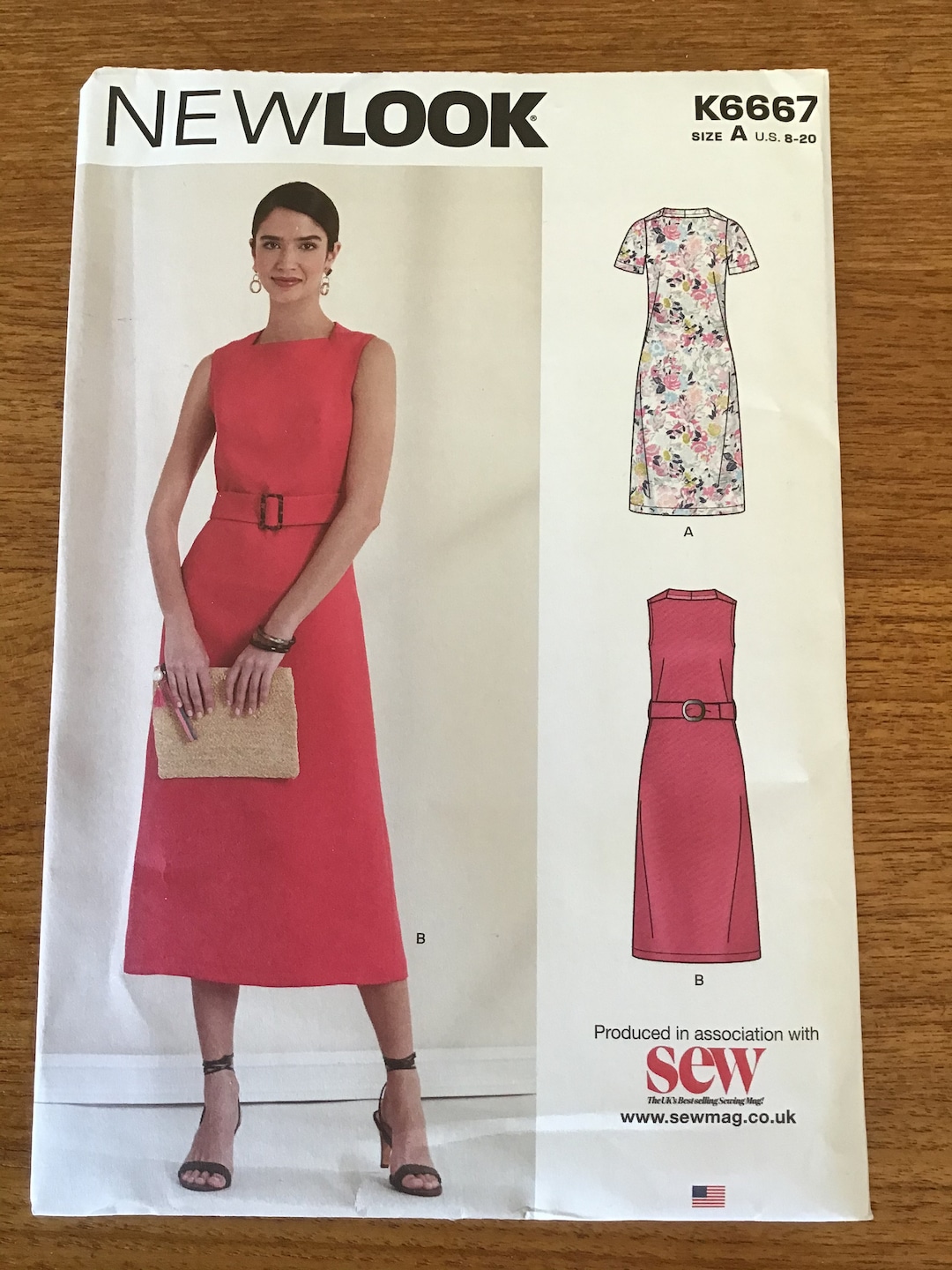 Misses Shift Dress Pattern New Look 6667 UNCUT - Etsy