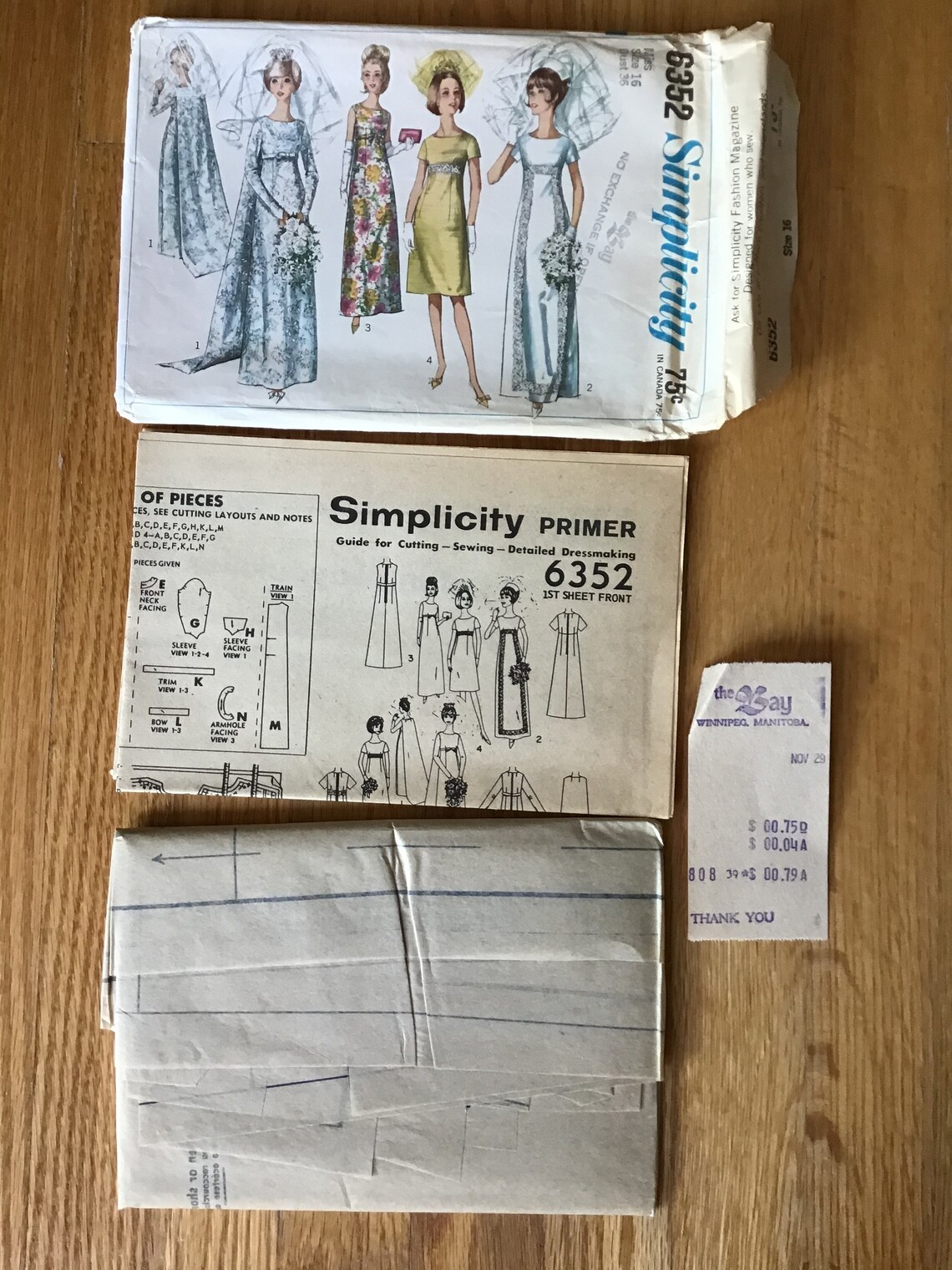 Misses Wedding or Bridesmaid Dress Pattern Simplicity 6352 - Etsy