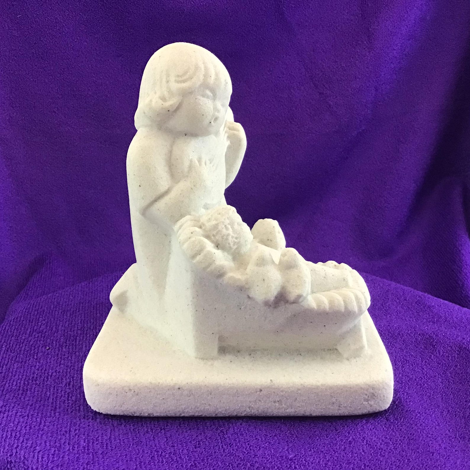 Marbell Stone Art Nativity Figurine Made in Belgium - Etsy