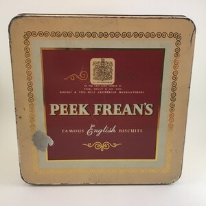Peek Freans Biscuit Tin Sweet Assorted Famous English Biscuits FLAWS - Etsy